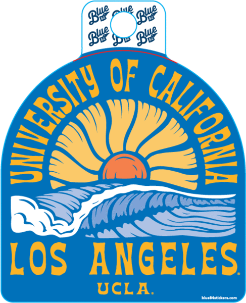 UCLA Bruins Waves Sticker | UCLA Store