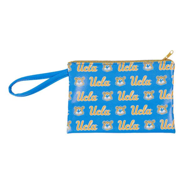UCLA Script and Retro Joe Wristlet
