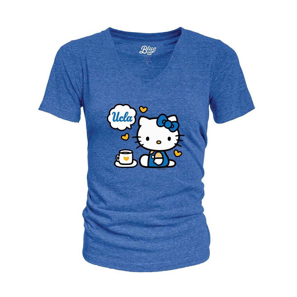 UCLA Bruins Women's Hello Kitty Free Refills V-Neck T-Shirt | UCLA Store