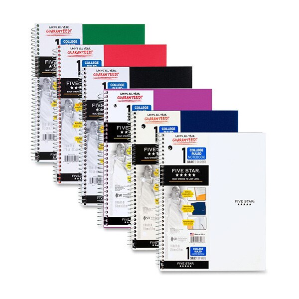 Five Star Wirebound College Ruled Notebook 1 Subject | UCLA Store