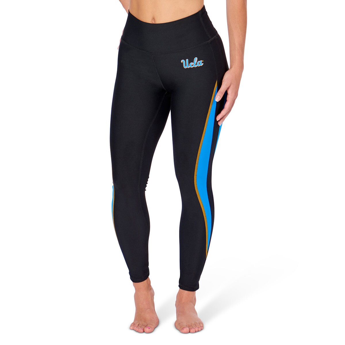 UCLA Women's Contrast Inset Script Leggings | UCLA Store