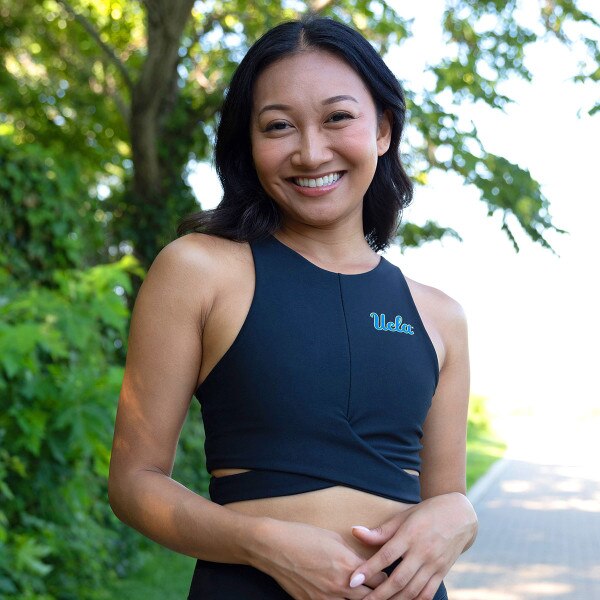 UCLA Women's Twisted Script Bra | UCLA Store