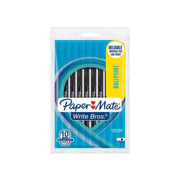 Paper Mate 10 Pack Black Pens | UCLA Store