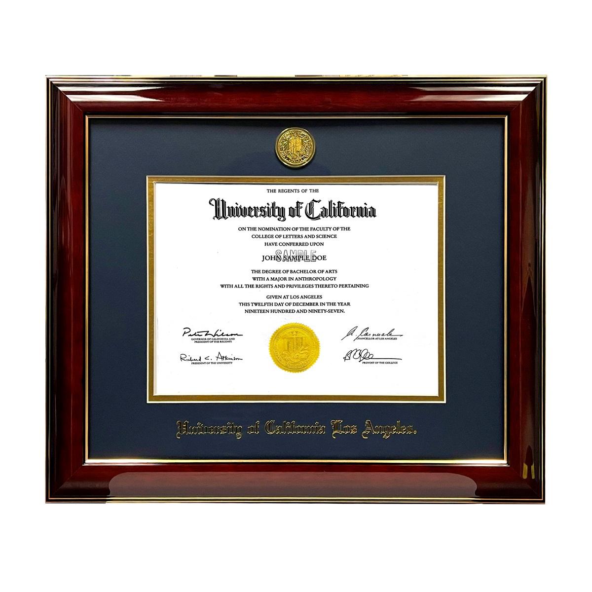 Classic Medallion Diploma Frame | UCLA Store