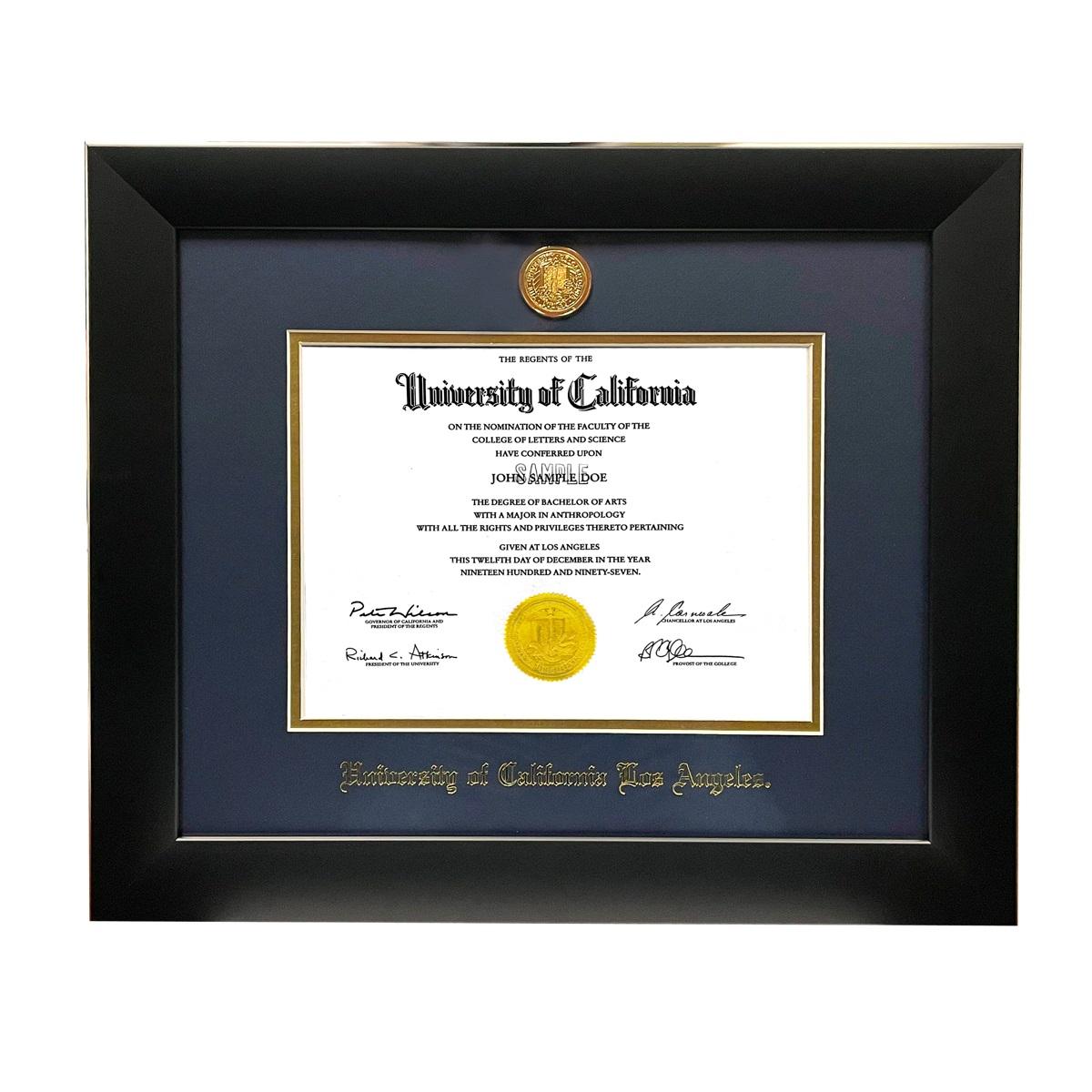 Lancaster Medallion Diploma Frame | UCLA Store