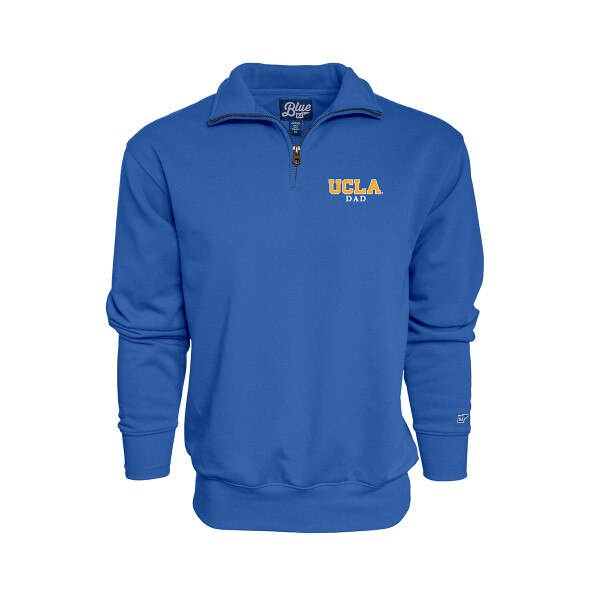 UCLA Block Dad 1/4 Zip Sweatshirt | UCLA Store