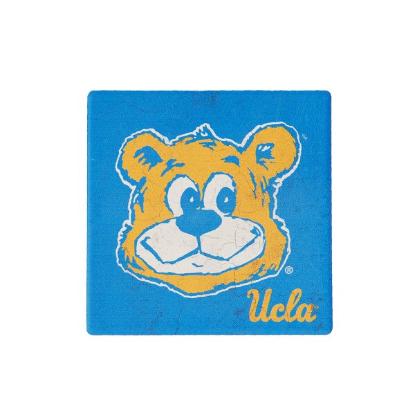 UCLA Square Retro Joe with Script Coaster
