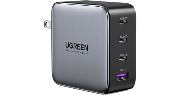 UGREEN 100w GaN 4-Port USB Wall Charger | UCLA Store
