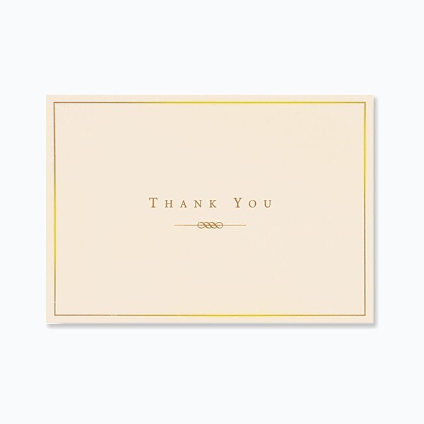 Gold and Cream Thank You Notes | UCLA Store